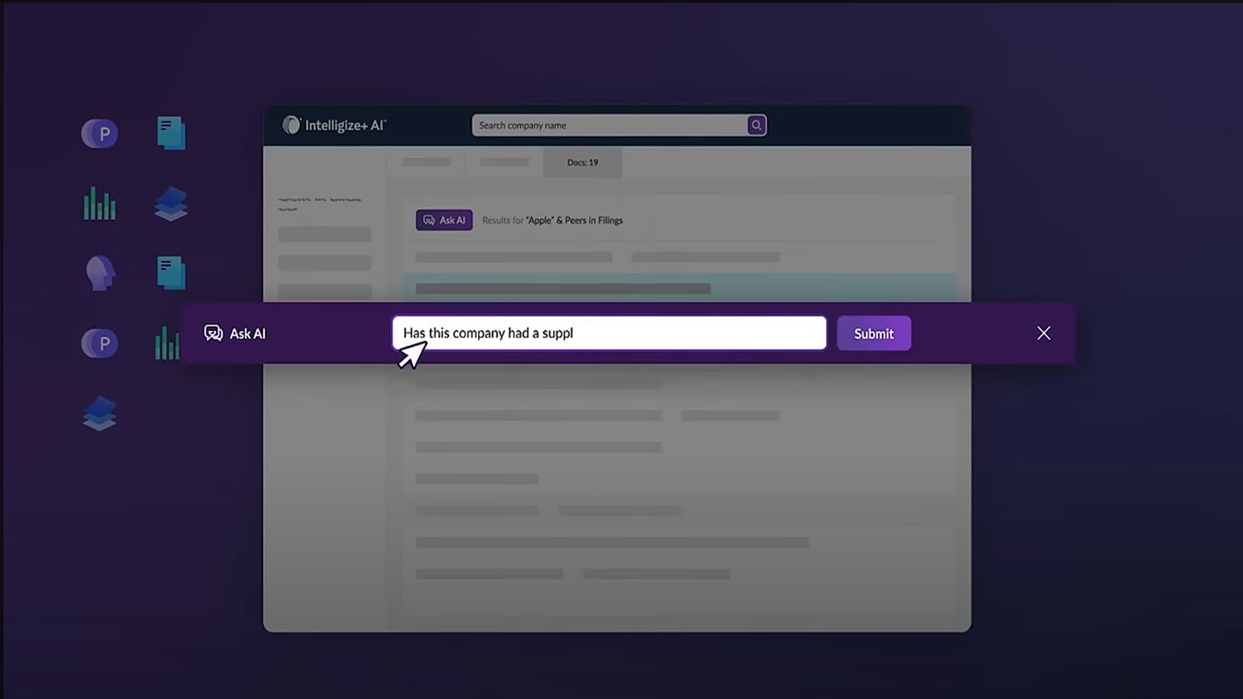 SEC Filings Research platform, now with AI features | Intelligize