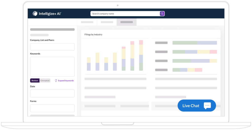 SEC Filings Research platform, now with AI features | Intelligize